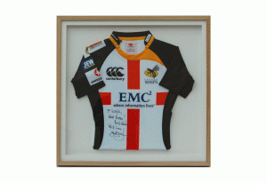 Signed Rugby Shirt - Keith Wilkinson Frames